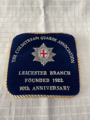 Coldstream Guards Association Leicester Embroidered Zip Bag/purse ...