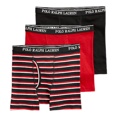 Polo Ralph Lauren Classic Fit Cotton Boxer Briefs pack of 3 Size Small ...