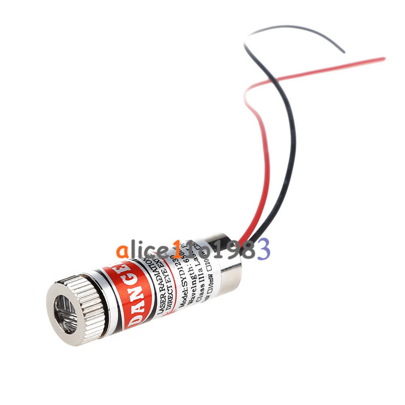 650nm 5mW Red Laser Line Module Focus Adjustable Laser Head 5V Laser ...