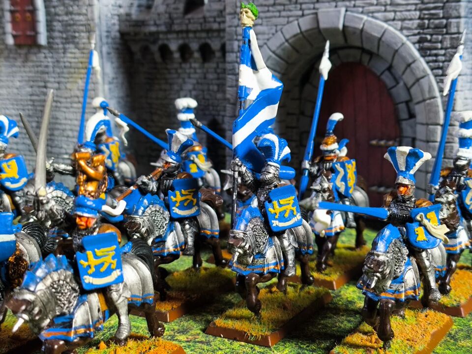 Warhammer Fantasy AOS Empire - Mounted Reiksguard Knights Regiment ...