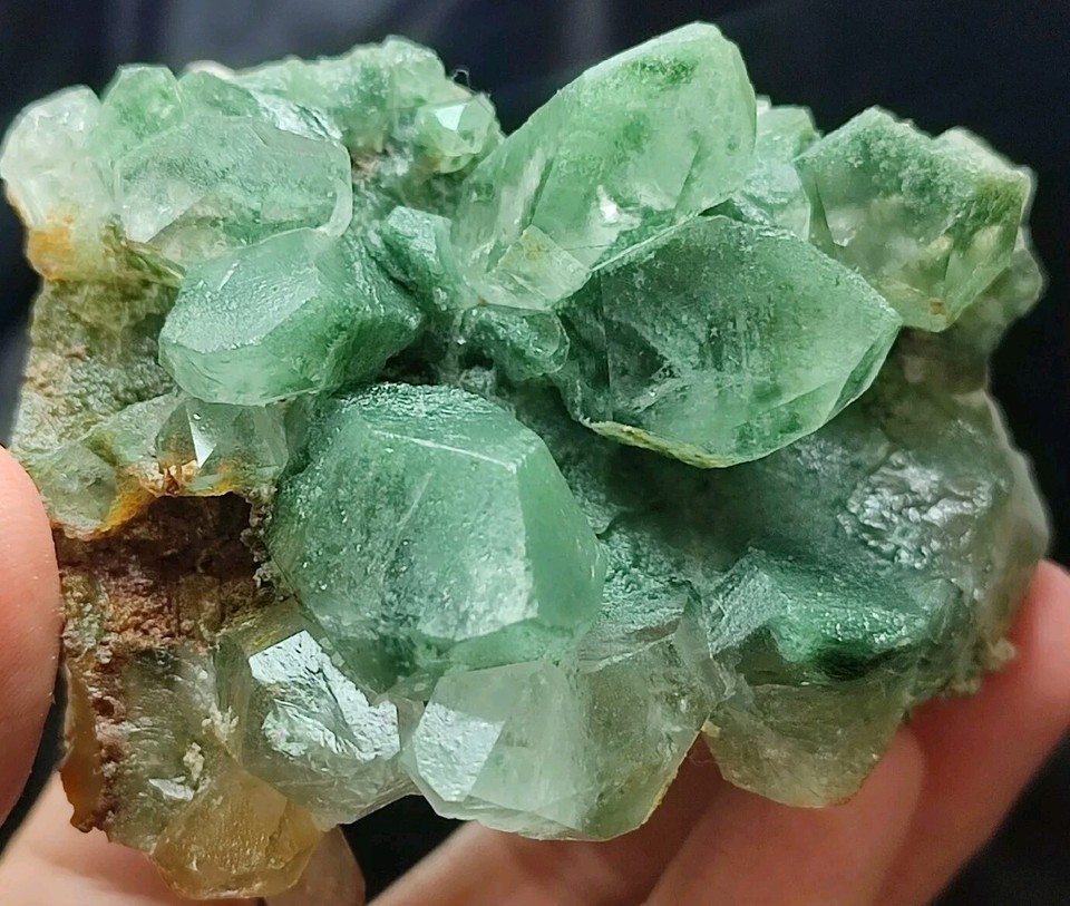 Phantom Chlorite Quartz Clusters With Good Luster & Nice Growth#310gm ...