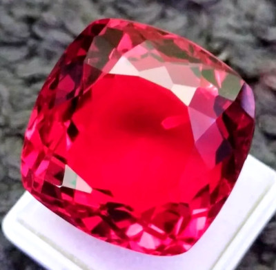 Certified Natural Cushion Cut Brazilian 130.89 Ct Topaz Red Color Loose ...