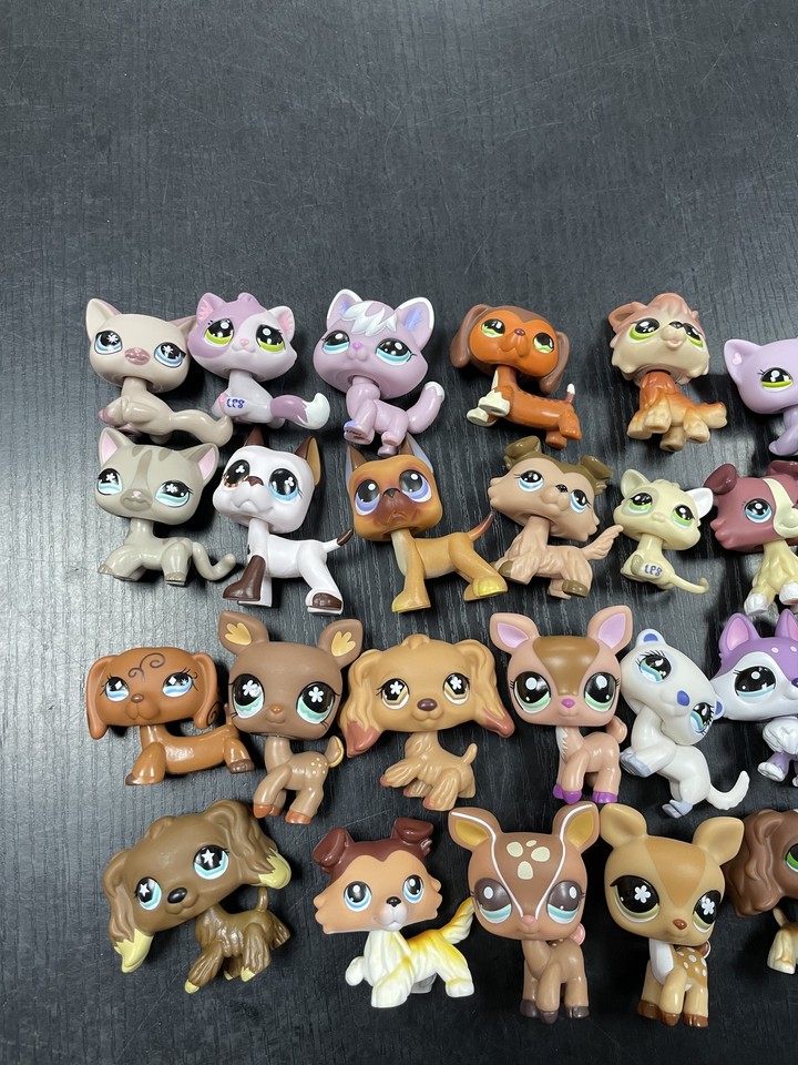 LPS Collectable Cats and Dogs Random Bag,Random 5pcs lps Toys +7pcs ...
