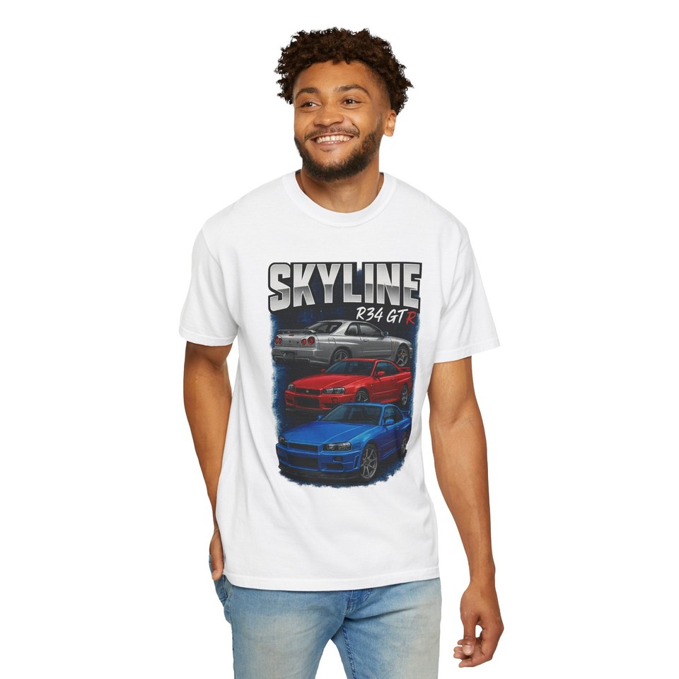 Skyline R34 GT-R Unisex Tee, JDM Car Lover Shirt, Nissan Fan Gift ...