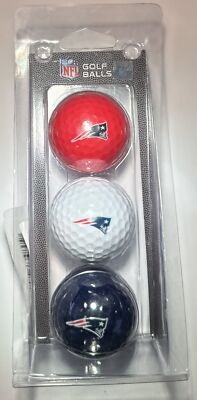Team Golf NFL New England Patriots Regulation Golf Balls 3-Pack | eBay