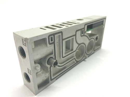Numatics 006-208 C1 Double Z Board Manifold Block w/ 256-151 Rev G ...