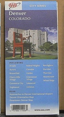 2004-06 AAA Street Map of Denver Colorado | eBay