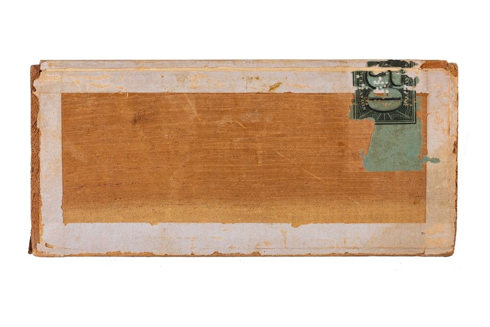 Rare 1910s S.S.Pierce *The Overland” cedar 50 cigar box in very good ...