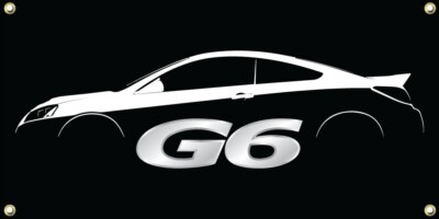 Pontiac G6 Side Silhouette Sign Poster | 4'x2' | Car Racing | Canada ...