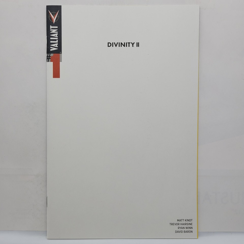 Divinity II #1 Variant Blank Cover 2016 Valiant Comic Book 858992003277 ...