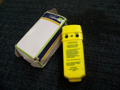 Leviton Yellow GFCI Compact Right Angle 15A 120V 16694 | eBay
