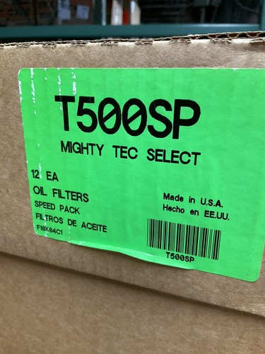 Qty 24 T500SP Mighty Tec Tech Select Oil Filter Filters UTST500SP Speed Pack USA | eBay