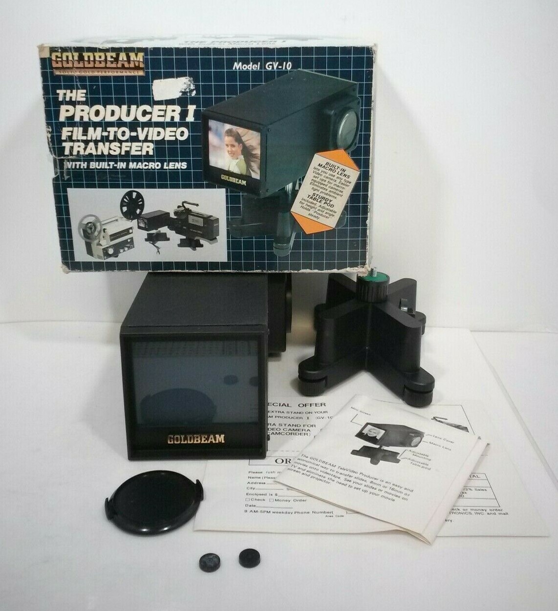 Goldbeam The Producer / Film To Video Transfer W/ Built In Macro Lens ...