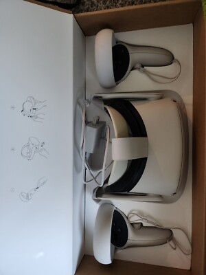 Meta Oculus Quest 2 128GB Virtual Reality Headset - White (OCQ128B) | eBay