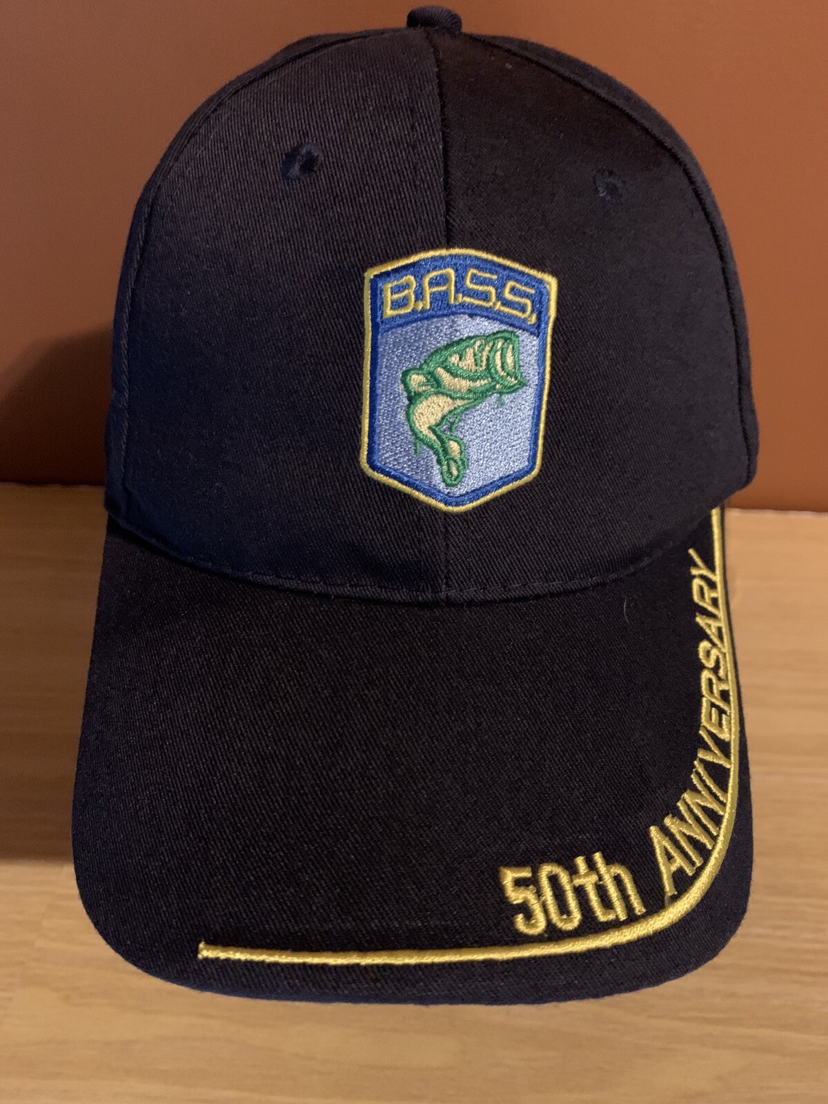 Bassmaster BASS 50th Anniversary Baseball Cap Hat Fishing Freshwater ...