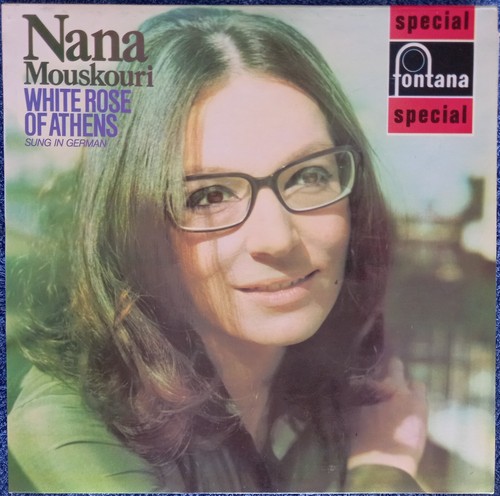 Nana Mouskouri: White Rose Of Athens 12" Vinyl LP 1969 Near Mint Sung ...