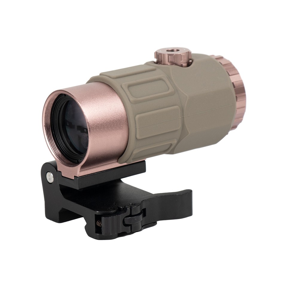 558+G45 Holographic Sight w/ 5x Magnifier Red Green Dot Holo Clone Full ...