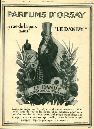 Publicité ancienne parfums d'Orsay le Dandy 1926 issue de magazine | eBay