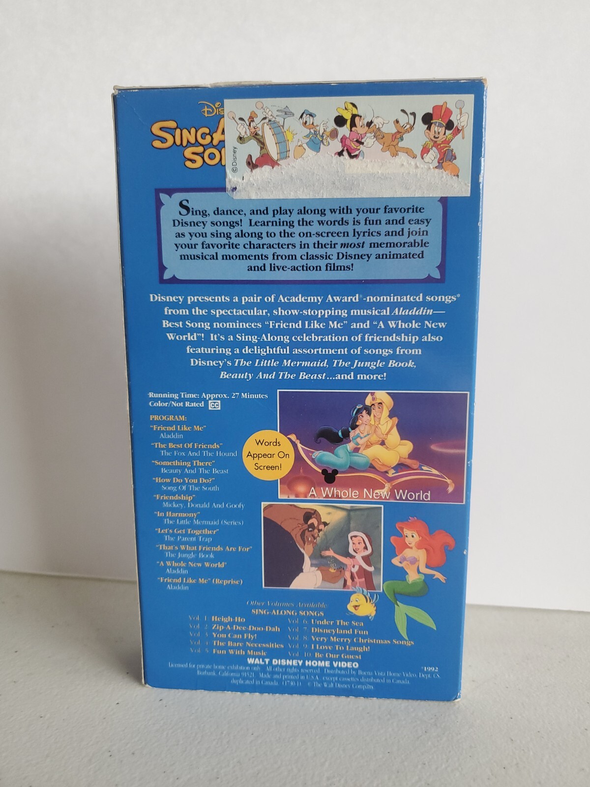 Walt Disney Sing Along Songs Friend Like Me | Grelly USA