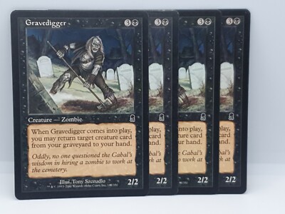 4x Gravedigger ODYSSEY 2001 MtG Magic The Gathering | eBay Australia