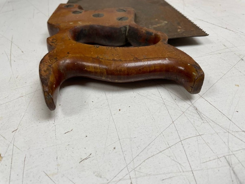 Henry Disston & Sons 26" Blade Hand Saw, 1917 - 1942, Etched Logo ...