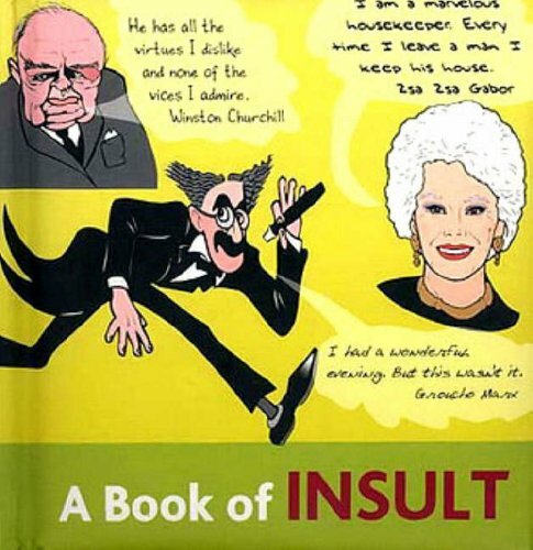 A Book of Insult (Book Blocks) Hardback Book The Fast Free Shipping ...