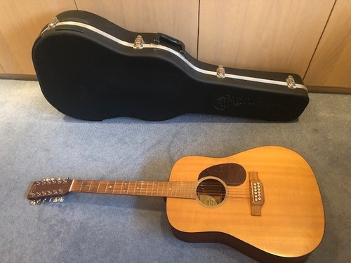 Martin & Co DM12 12 String Acoustic Guitar Natural Satin Finish and ...