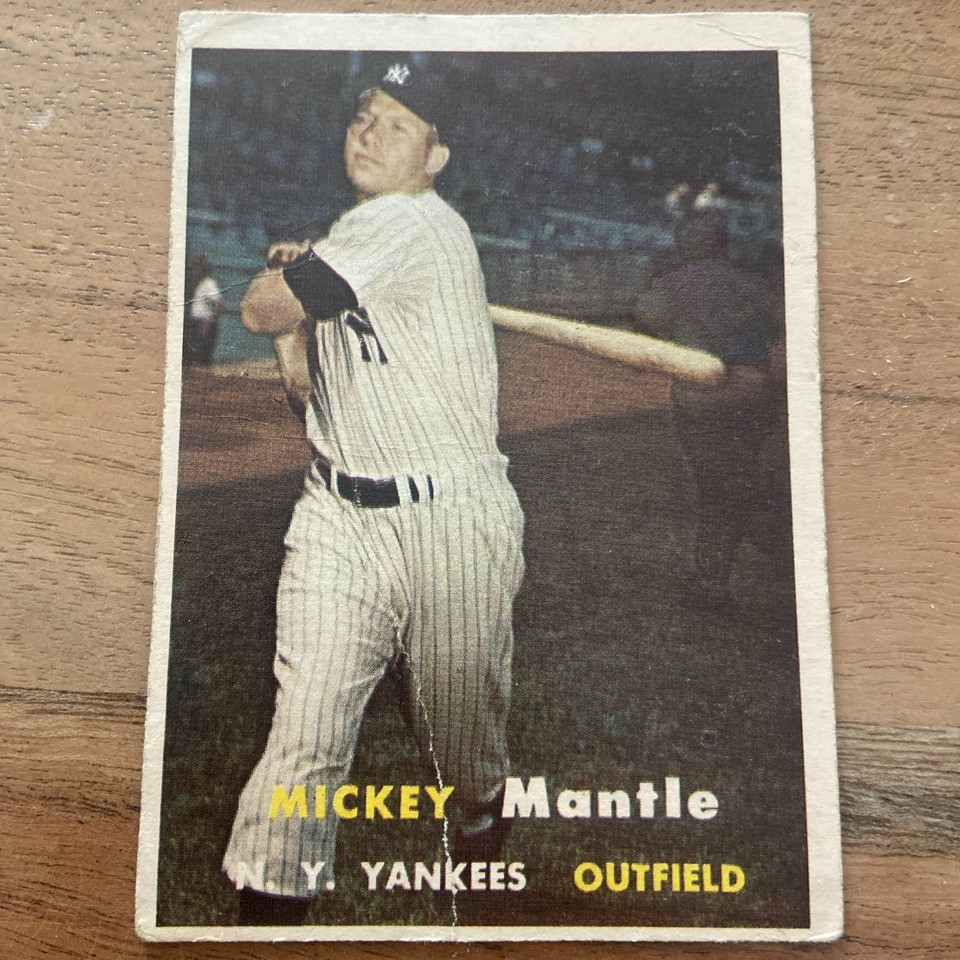 1957 Topps - Mickey Mantle #95 | eBay
