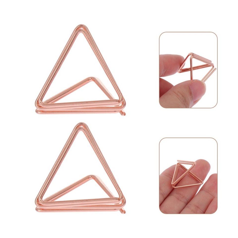 25Pcs Double Triangle Memo Clips Photo Clips Message Clips Business ...