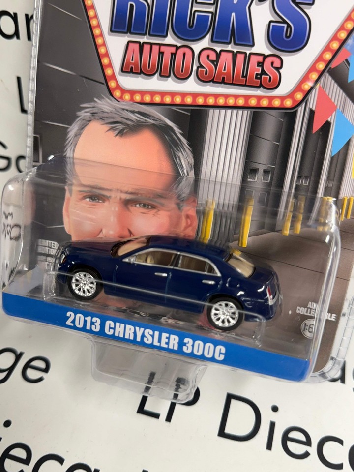 GREENLIGHT 2013 Chrysler 300C Blue LP Exclusive 1:64 Diecast Ricks Auto ...