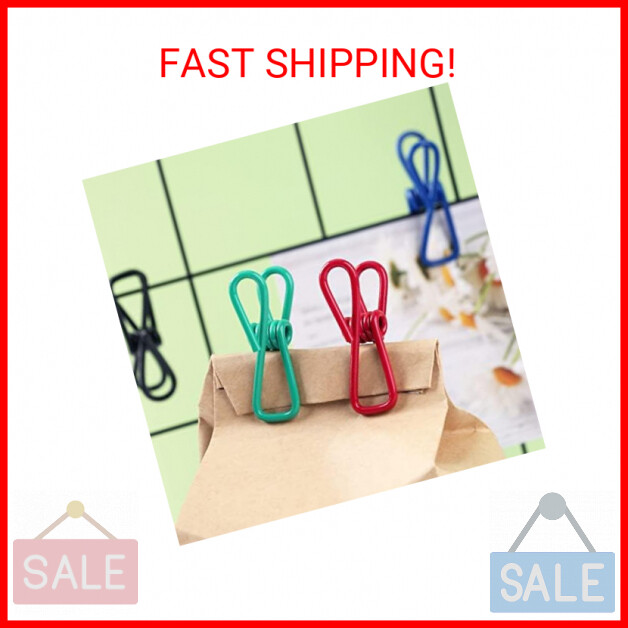 Chip Clips, Utility PVC-Coated Steel Clip for Food Package, Chips Bag ...