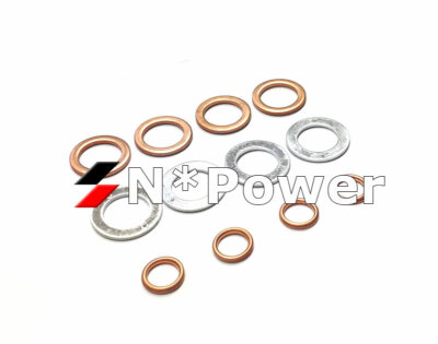 DIESEL INJECTOR WASHER KIT FOR Mitsubishi 4M40 4M40T 4D56 4D56T PAJERO ...
