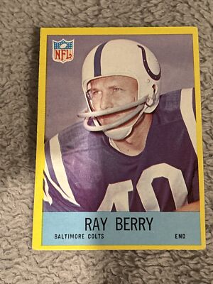1967 Topps #14- Ray Berry Baltimore Colts VG writing on back -G24 | eBay