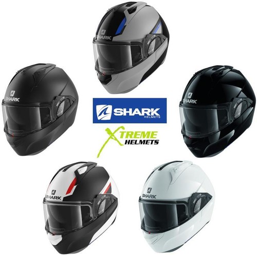 Shark Evo GT Helmet Flip Up Modular Inner Sun Shield Pinlock Ready DOT ...