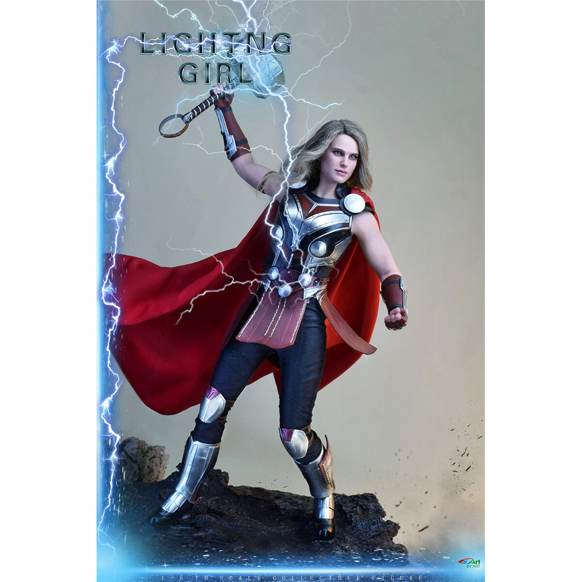 Lightning Girl Superhero