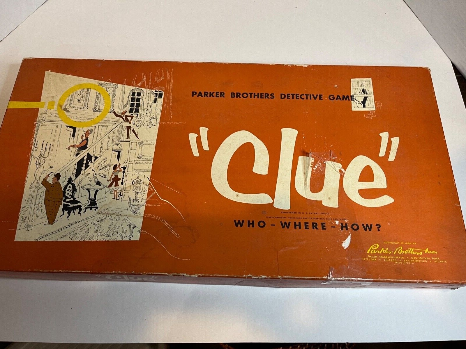 vintage clue board game 1956 complete | eBay