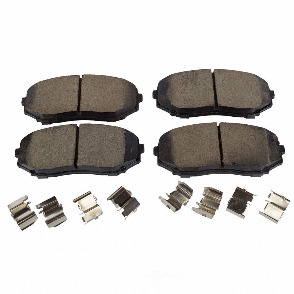 Disc Brake Pad Set-Pads - Standard Premium - Integrally Molded Organic ...