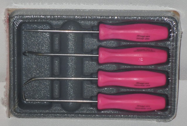 Snap-on Pick Set ASA204BPM Pink Hard Handles 4 Pcs. for sale online | eBay