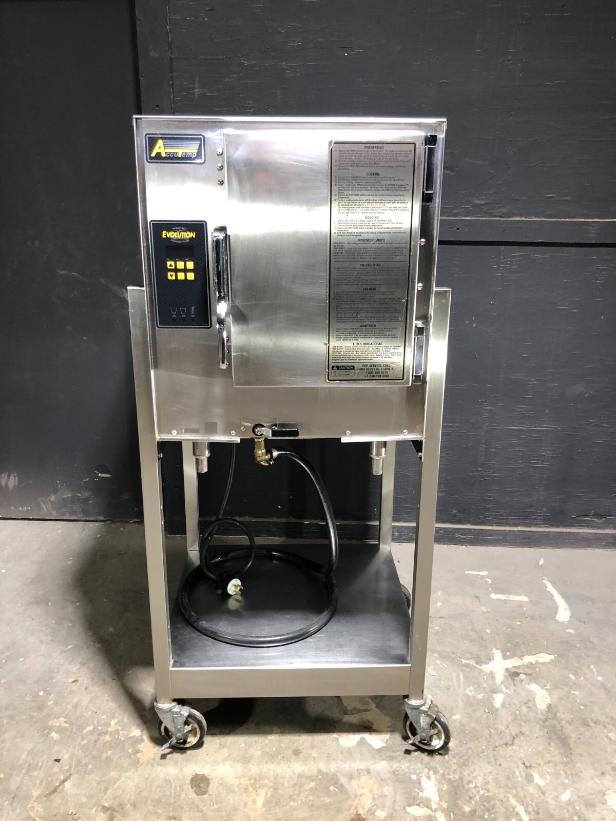 AccuTemp Evolution Boilerless 6 Pan Steamer in 208V 1-Phase Electric ...