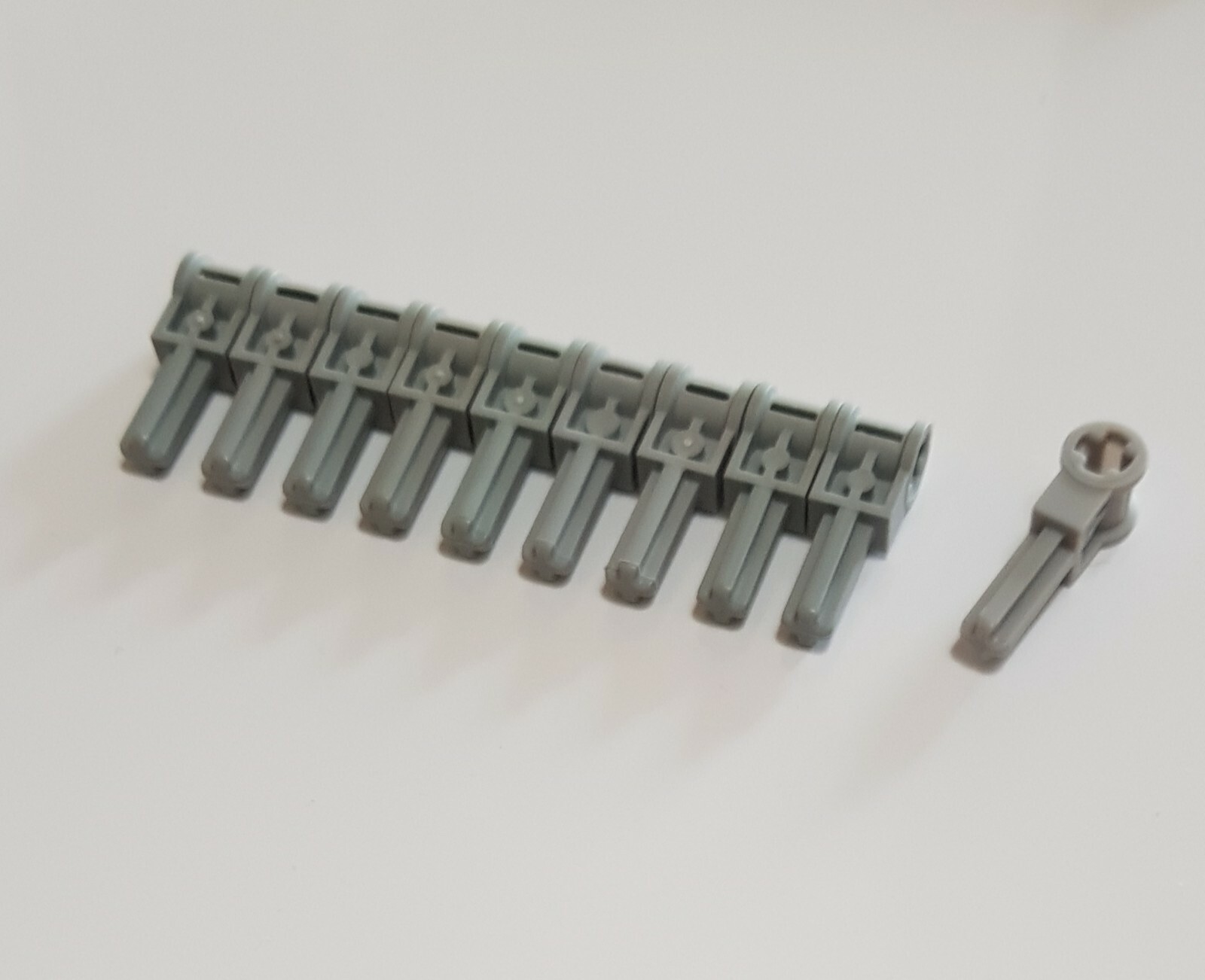 10x Lego® Technic Achs Verbinder Pin 6553 hellgrau Achs Verbinder ...