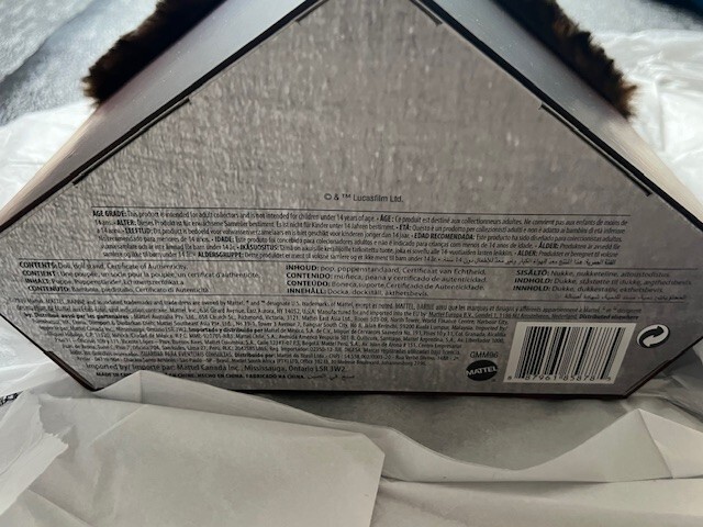 Barbie Signature Star Wars Chewbacca x Barbie Doll, Platinum Label | eBay