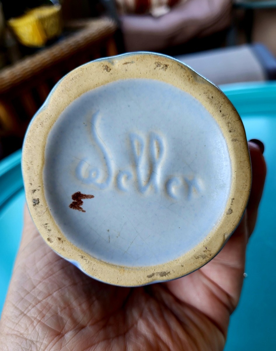 Weller Pottery Marks Identification 278: WELLER POTTERY, Coppertone