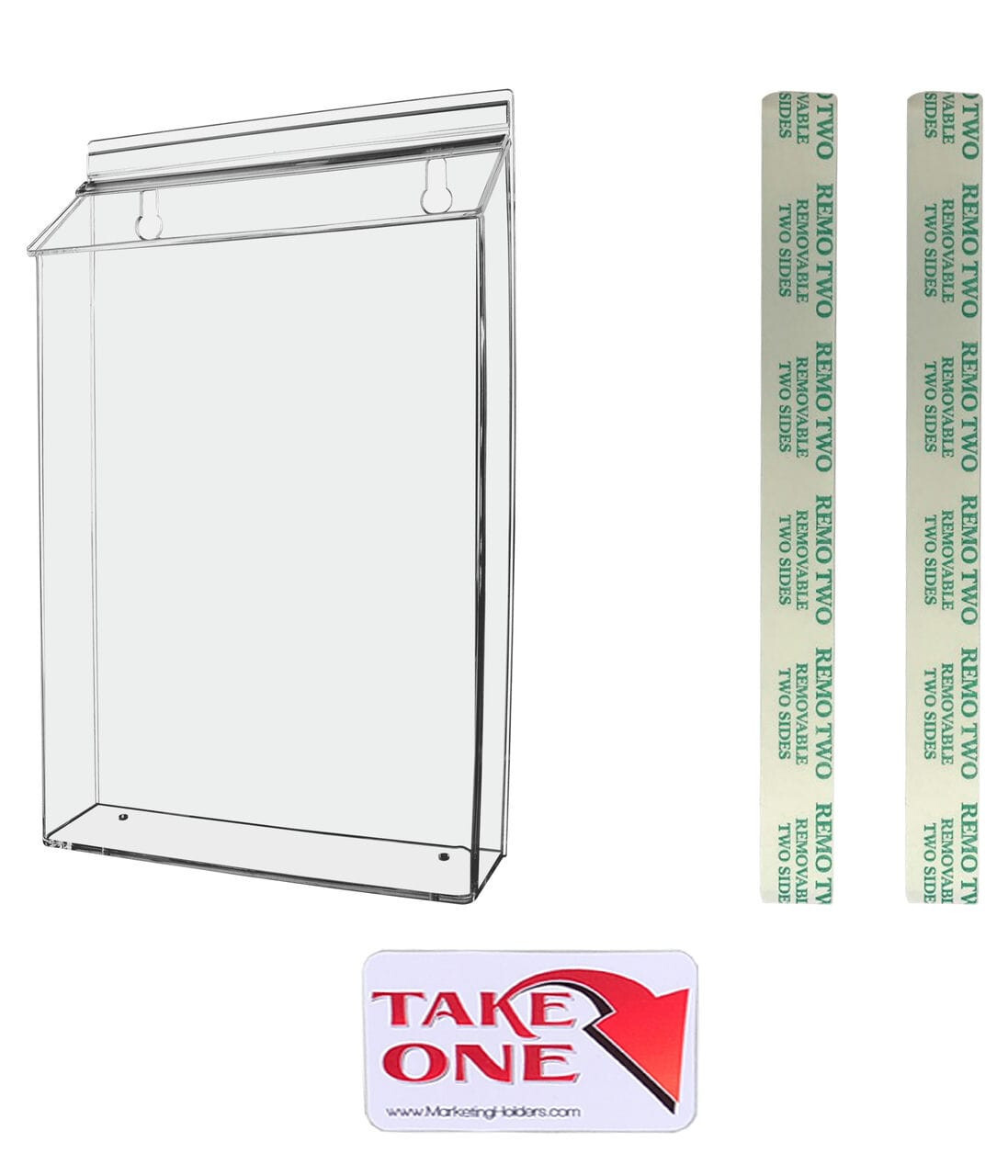 Outdoor Brochure Holder for 8.5" x 11" Catalogs Magazines Real Estate ...