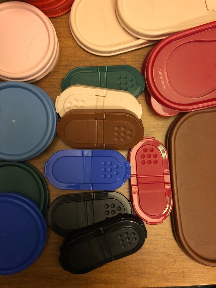 Tupperware Modular Mates Replacement Lids - Many Sizes/Colors - You ...