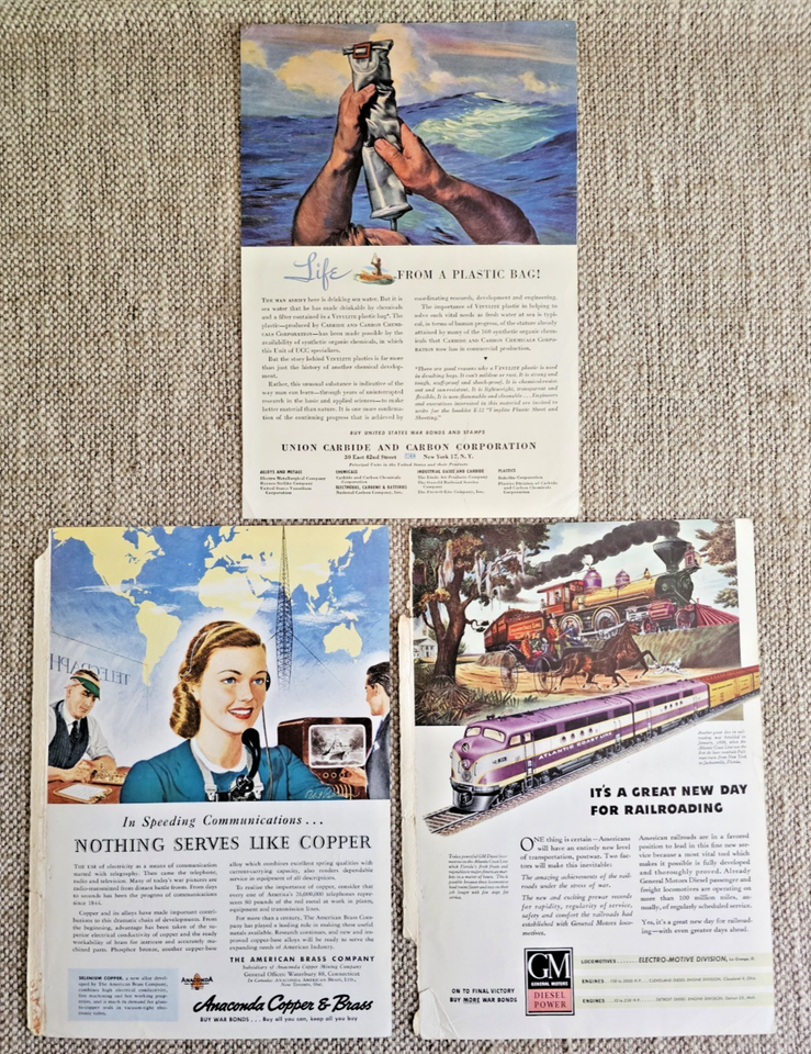 3 WW2 Era Coca-Cola National Geographic Ads Military Soldiers Theme ...