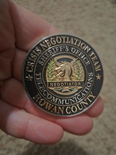Rowan negotiator sheriff Challenge Coin North Carolina POLICe | eBay