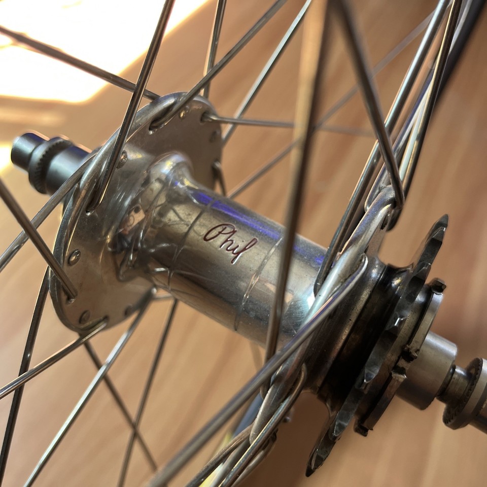 Phil Wood Track Wheel 700c Velocity Continental Eai Cog & Phil Lock | eBay