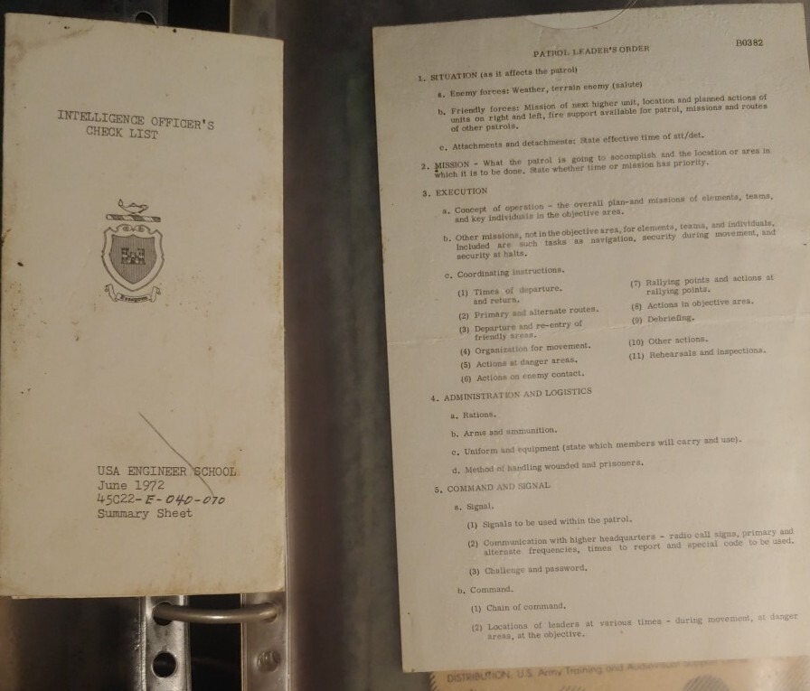 U.S. Army Graphic Training Aid GTA Card Lot 1960's - '70s Vietnam Etc ...