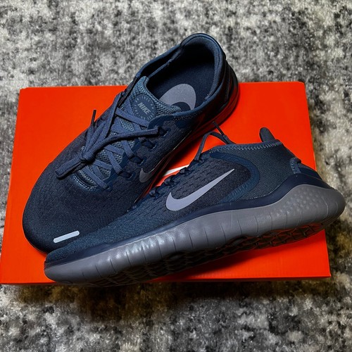 *BRAND NEW* Nike Free RN 2018 Thunder Blue Gunsmoke Running Shoes Sizes ...