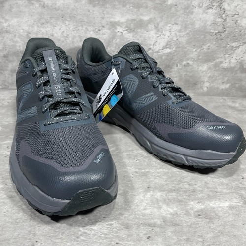 New Balance T510 Fresh Foam Toe Protect Gray Lace Up Sneakers Men's ...